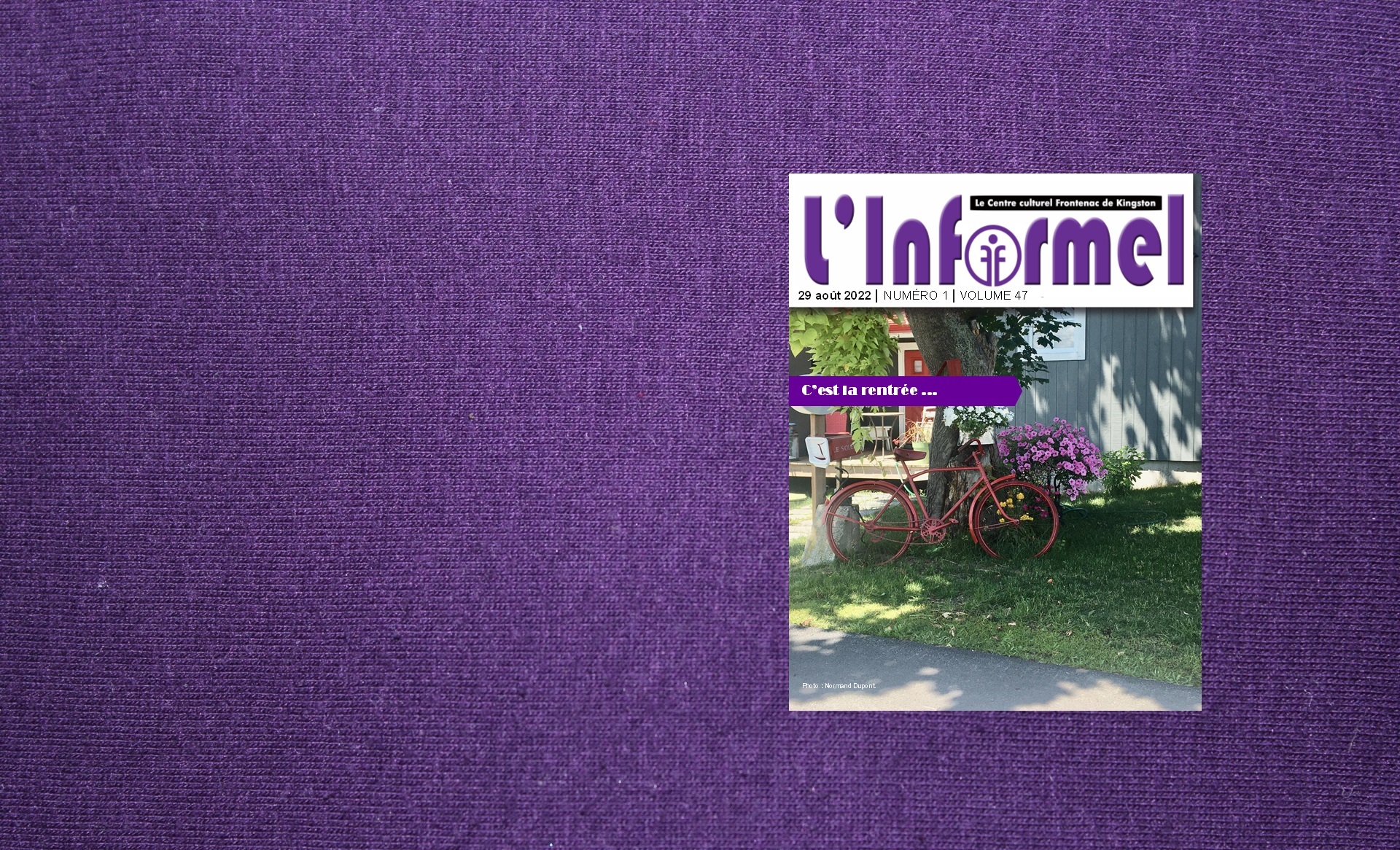 Fond Slider informel 1 | Centre culturel Frontenac